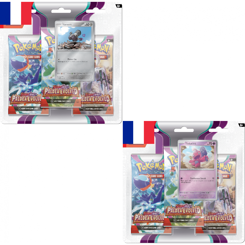 Tripack – EV02 Évolutions à Paldea
